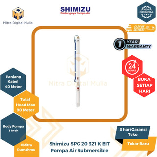 Jual Shimizu SPG20321KBIT Pompa Air Submersible 3 Inch 0.75 HP Head Max ...