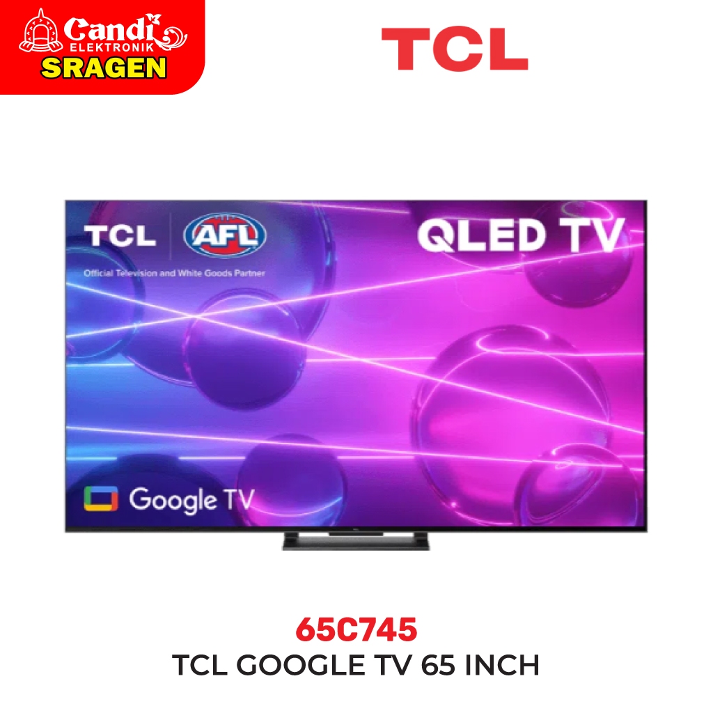 Jual TCL QLED 4K Google TV 65 Inch Dolby Atmos - 65C745 | Shopee Indonesia