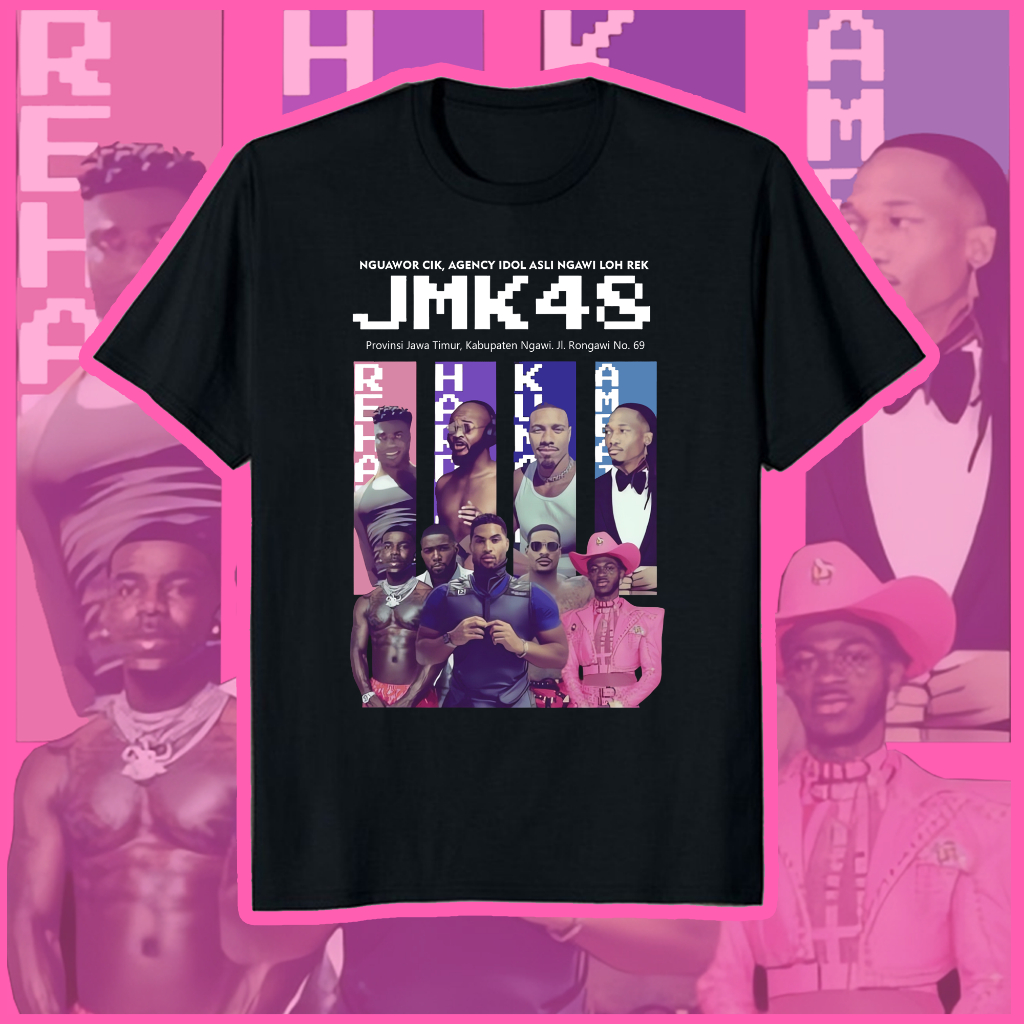 Jual T-Shirt/Kaos JMK48 - Idol Asli Ngawi / baju jomokerto / ambatukam ...