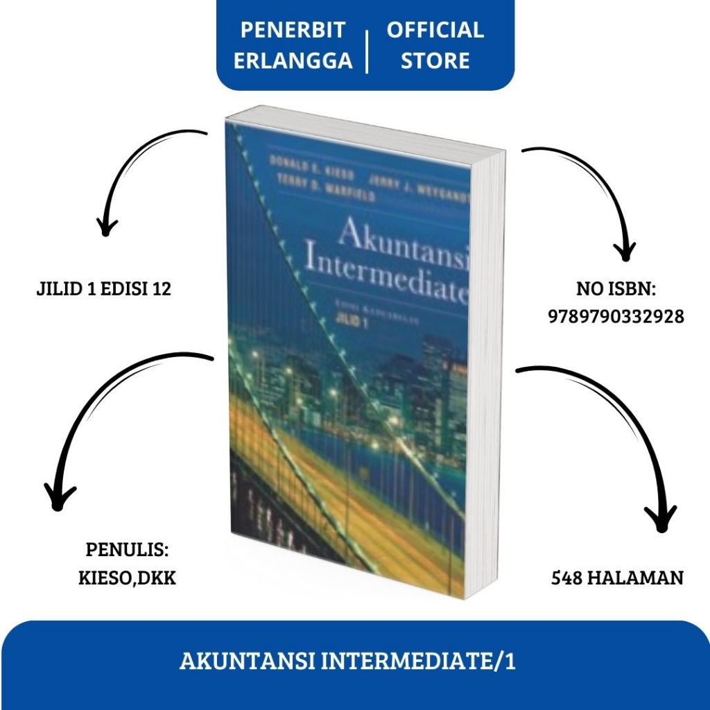 Jual [Erlangga Official] Akuntansi Intermediate 1 - Donals E. Kieso | Shopee Indonesia