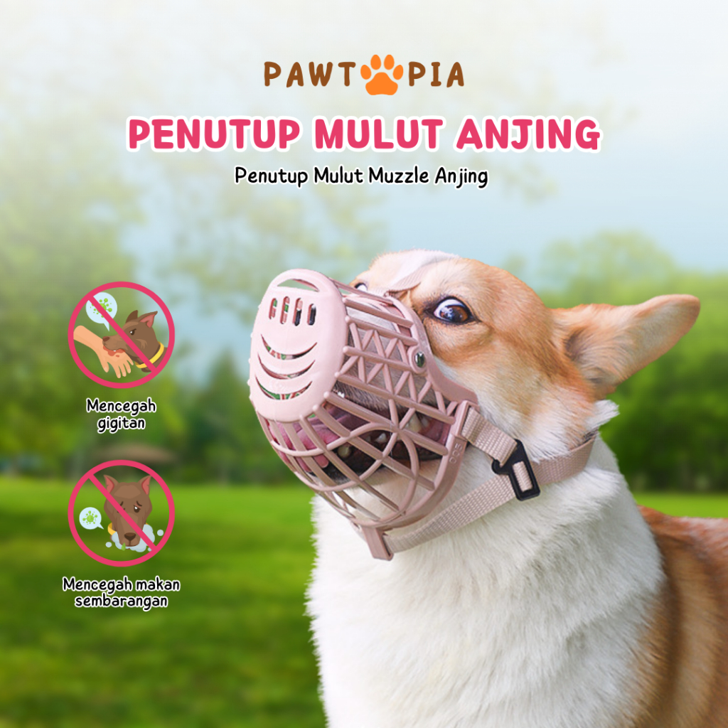 Jual Muzzle Penutup Mulut Anjing | Anti Gigit | Brangus | Brongsong ...