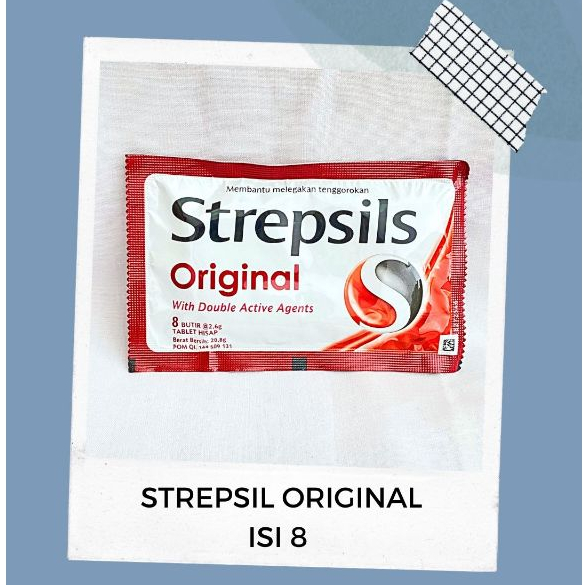 Jual STREPSILS ORIGINAL ISI 8 | Shopee Indonesia