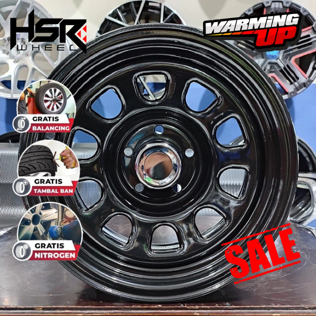 Jual Velg Mobil Racing Rush Granmax APV Pelek Kaleng HSR MOKUPO HSR R15 ...