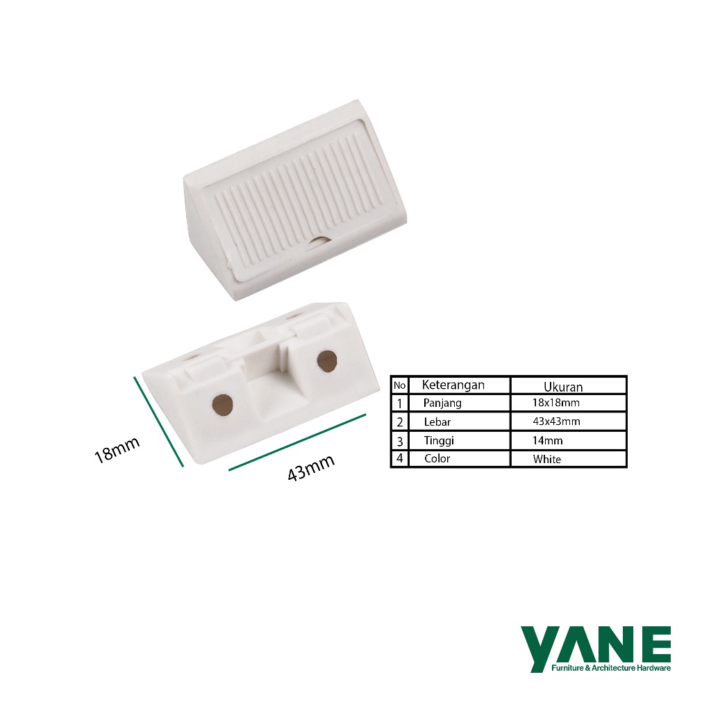 Jual Siku Ambalan Yane / Breket Hambalan / Siku Hambalan Rak / Corner ...