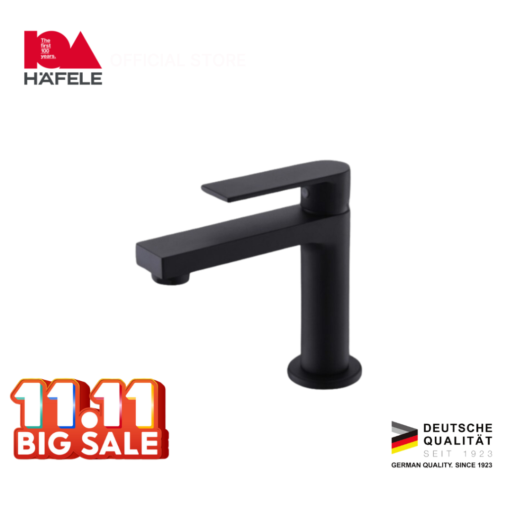 Jual Hafele Basin Tap Spout H97MM Black Edition - Keran Air Washtafel ...