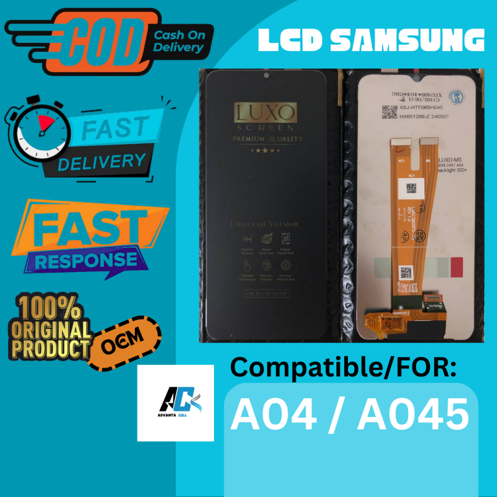 Jual LCD SAMSUNG A04 A045 FULLSET TOUCHSCREEN GROSIR BARU IMPORT ...
