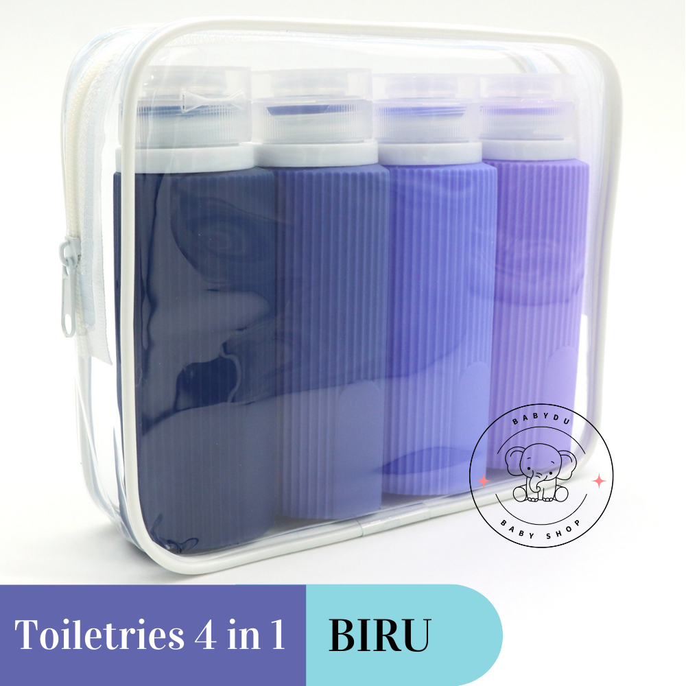 Jual Babydu Portable Travel Bottle Botol SabunSet Silicone Squeezable ...