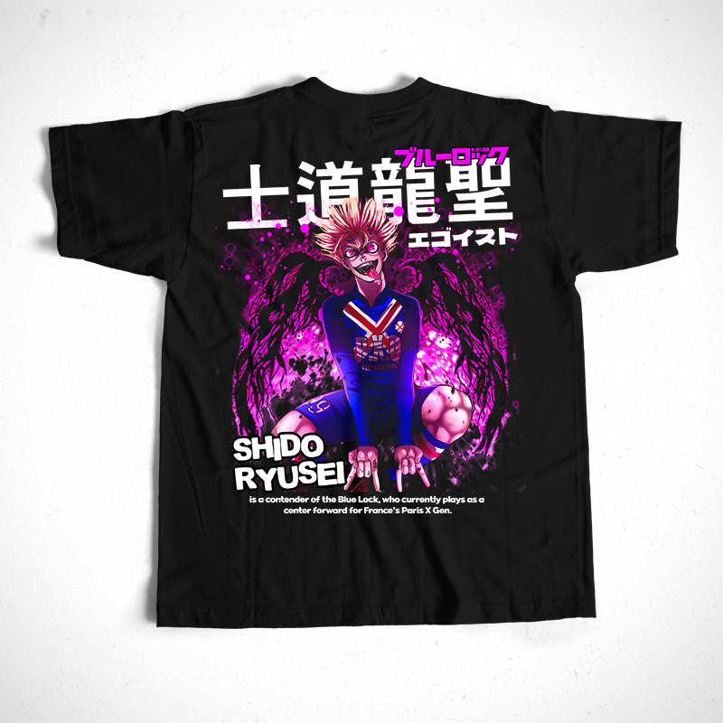 Jual AKIRA WORLD Kaos Anime Distro BLUE LOCK SHIDO RYUSEI cotton 24S ...