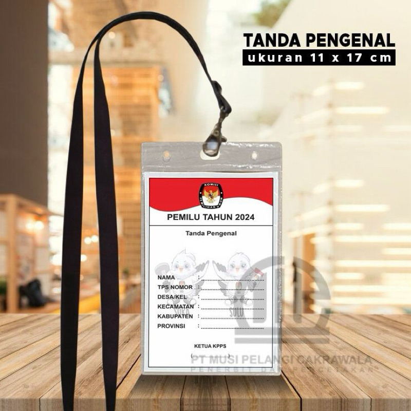 Jual ID Card Panitia PEMILU 1 Set 100 set / Plastik Tanda Pengenal ...