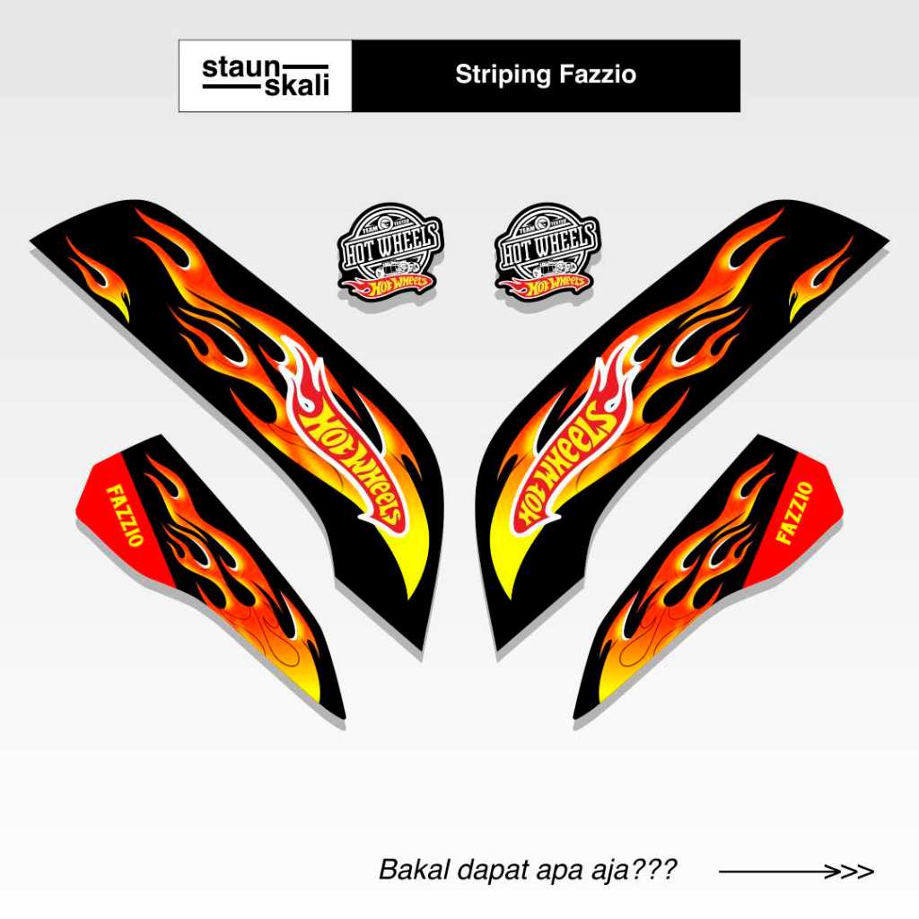 Jual Striping Fazzio Variasi (42) Full Body Custom Original 2022 2023 2024 Standar Ori Keren ...