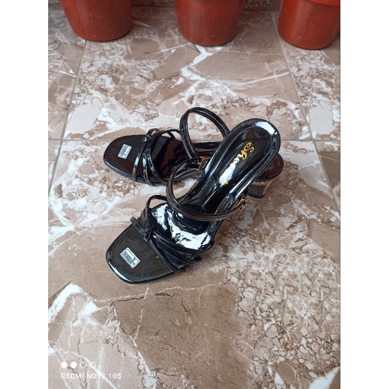 Jual High Heels Tali Ikat | Hak Kaca 3cm | Shopee Indonesia