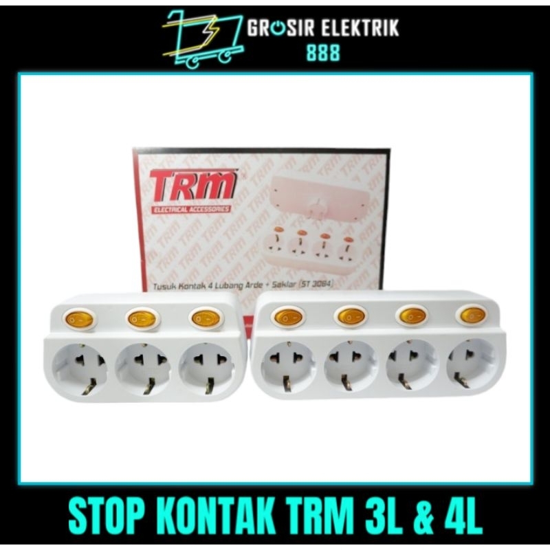 Jual STOP KONTAK TUSUK ARDE+SAKLAR TRM 3L & 4L | Shopee Indonesia