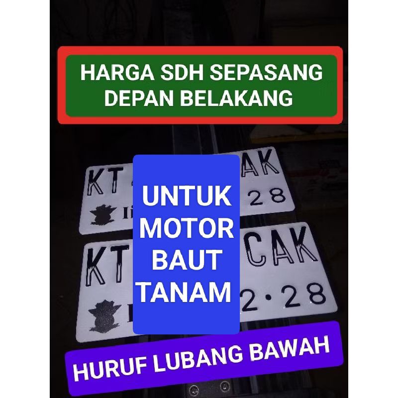Jual BAUT TANAM M0T0R // KALENG M0T0R // HARGA 2pcs (depan & belakang ...