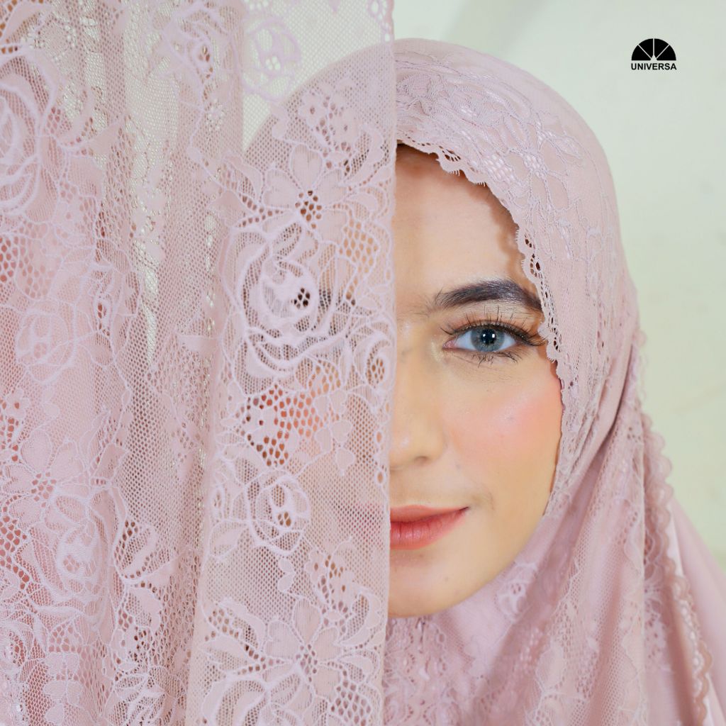 Jual UNIVERSA Mukena - PINK HAZE, Mukena 2in1 Silk Premium | Mukena ...