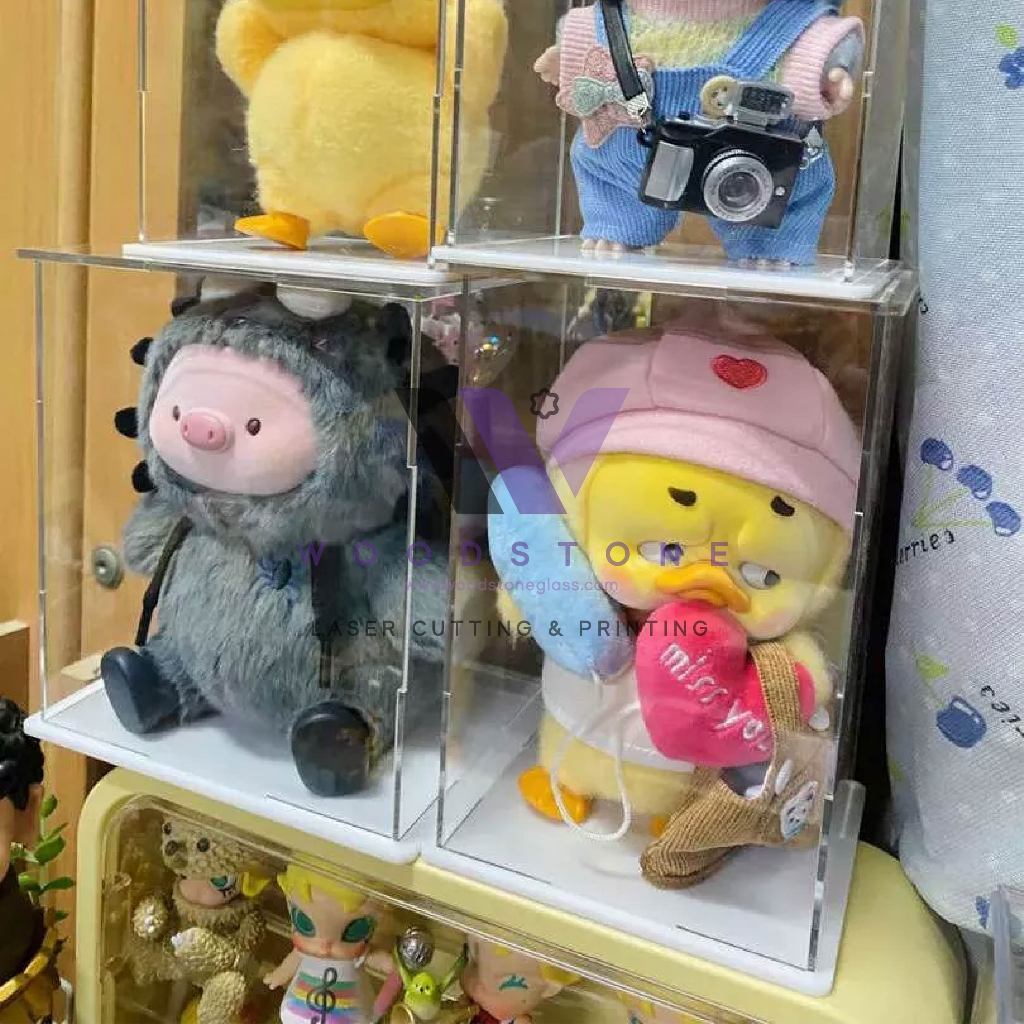 Jual Box Akrilik Display Upset Duck / Labubu - Kotak Storage / Rak ...