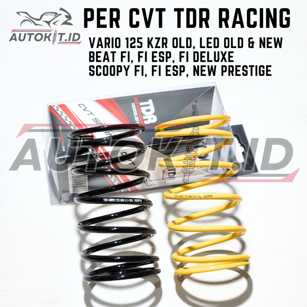 Jual PER CVT TDR RACING 1000 & 1500 RPM UNTUK VARIO 125 OLD & NEW ...