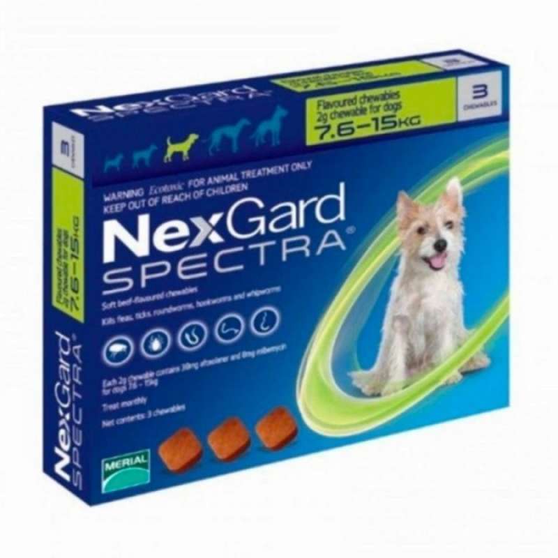 Jual NEXGARD SPECTRA >7.5KG - 15 KG | Shopee Indonesia