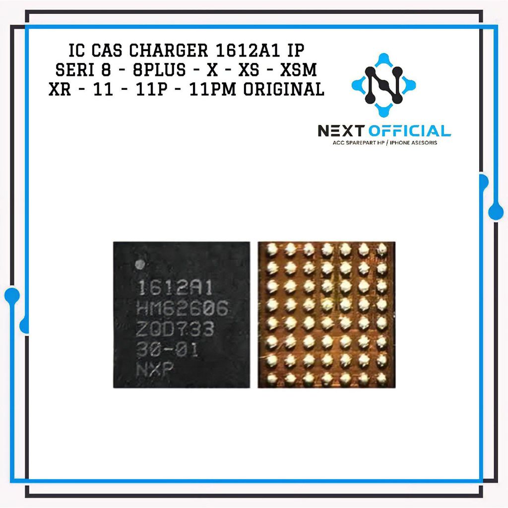Jual Ic Cas Charger 1612A1 Ip Seri 8 - 8 Plus - Se2020 - X - Xs - Xs ...
