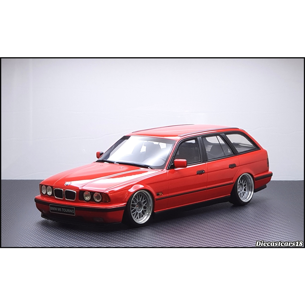 Jual 1/18 Ottomobile Otto BMW E34 M5 Touring Red - Custom Wheels BBS LM ...