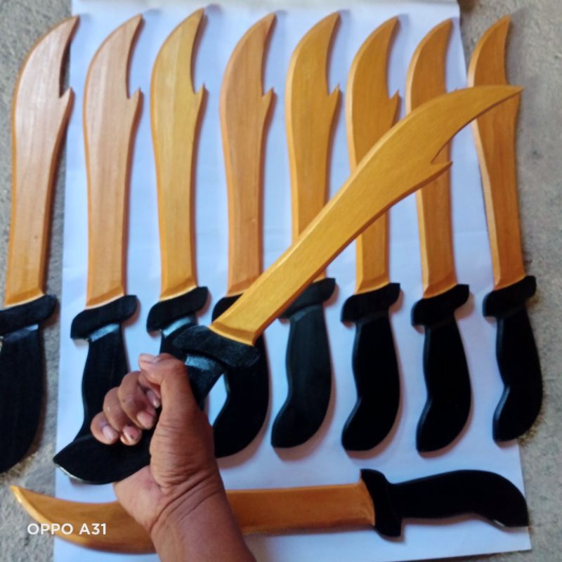 Jual Pedang Kayu Jati/Pedang Mainan/Pedang Silat Beladiri/Pedang ...