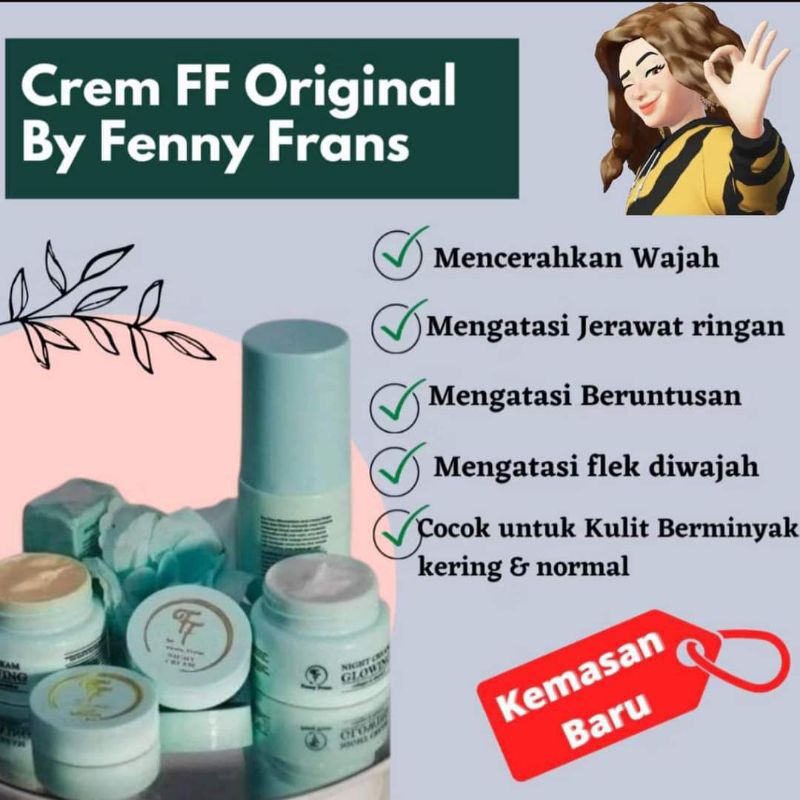 Jual CREAM FF BY FENNY FRANS kemasan EMBOS (original) | Shopee Indonesia