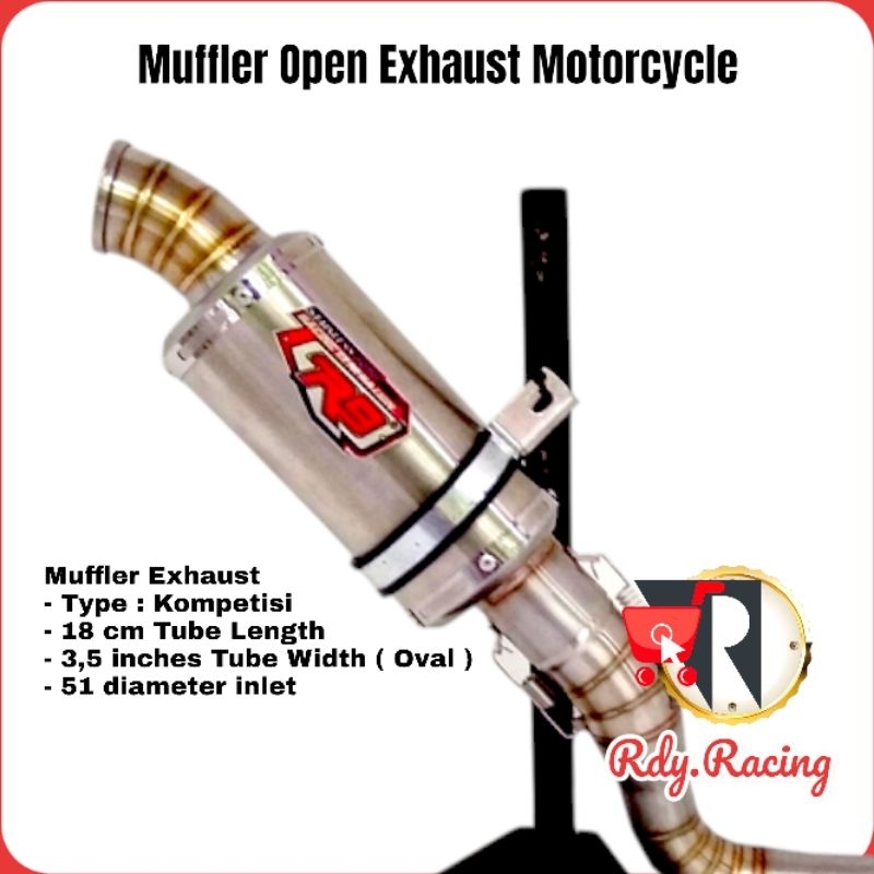 Jual Muffler Exhaust Motorcycle / Tube Ekzos / Canister Exhaust Open ...
