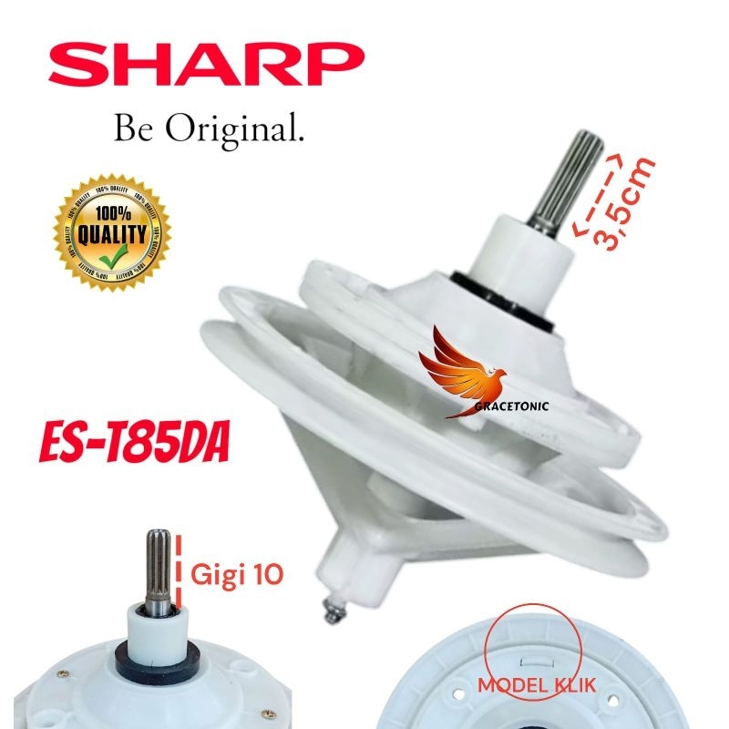 Jual ES-T85DA GEARBOX MESIN CUCI SHARP 2 TABUNG | Shopee Indonesia