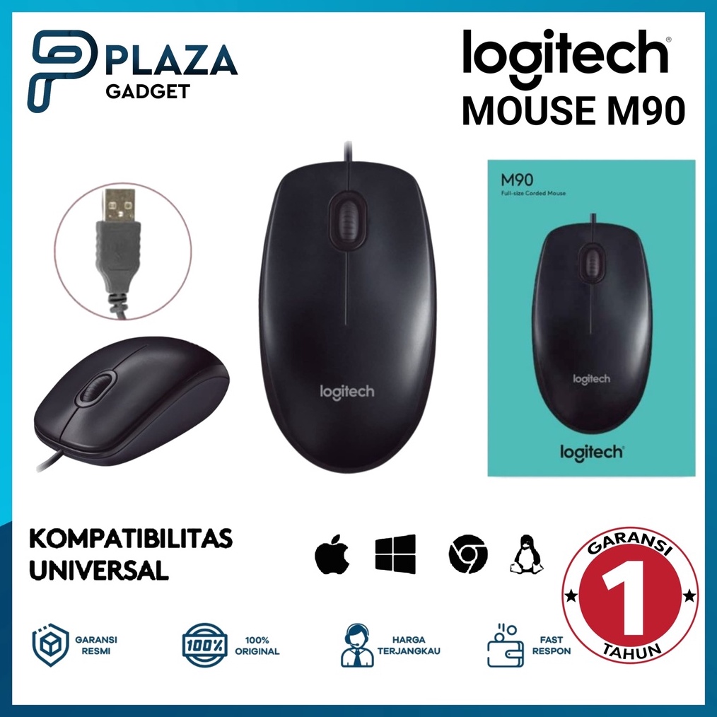 Jual Logitech Mouse M9 Optical USB ginal Garansi Resmi 1 TAHUN | Shopee ...