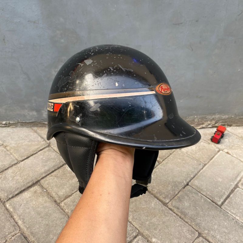 Jual helm cebok cetok jumbo helmet duluxe helm cebok lawas | Shopee ...