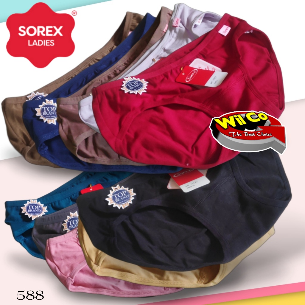 Jual K588 (1-3 pcs) Sorex Celana Dalam Wanita Dewasa, Celana Dalam Perempuan Sorex Size M L EL ...