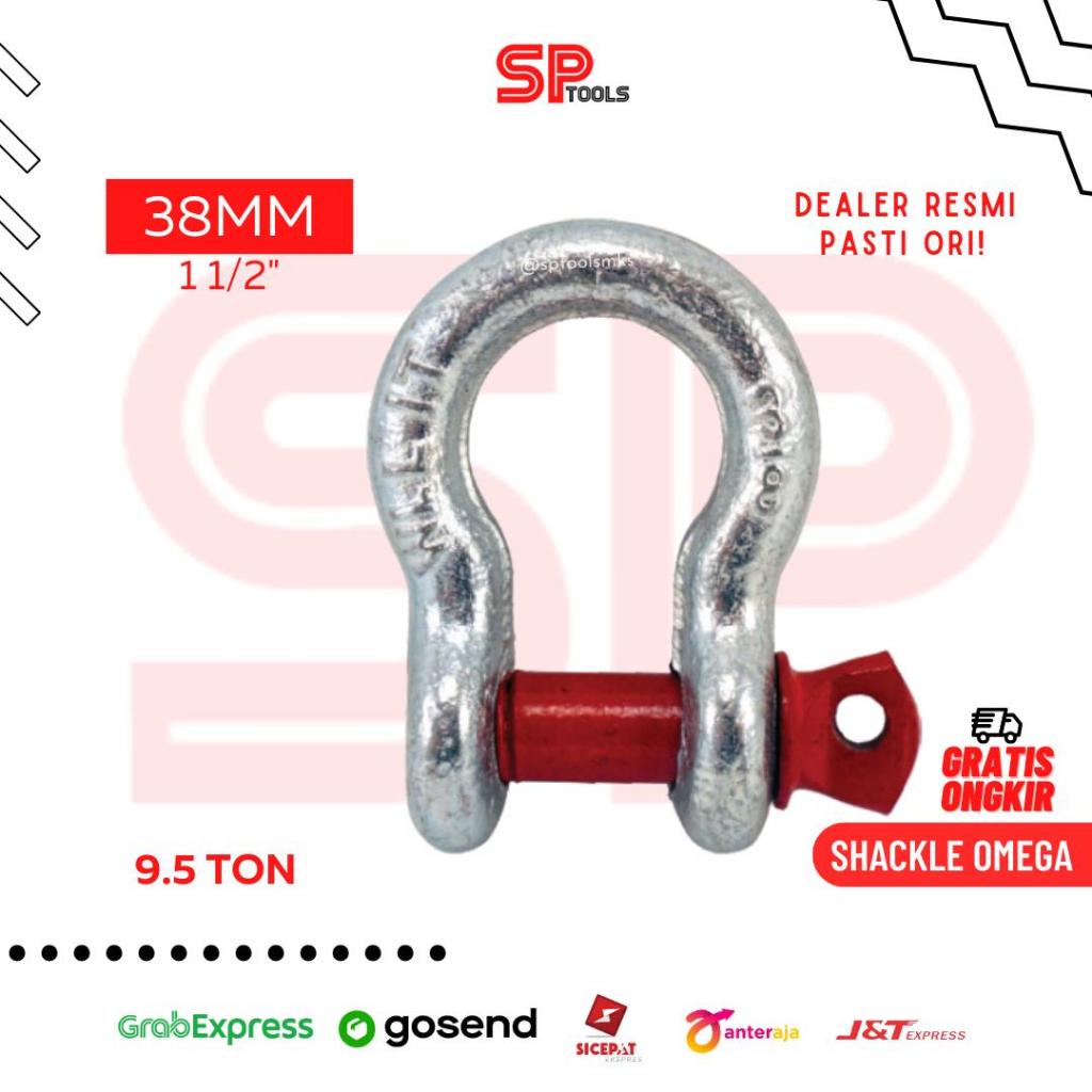 Jual SHAKEL / SHACKLE / SHACKEL / SEGEL / ZEGEL OMRGA 9.5 TON 1 1/2" 1 ...