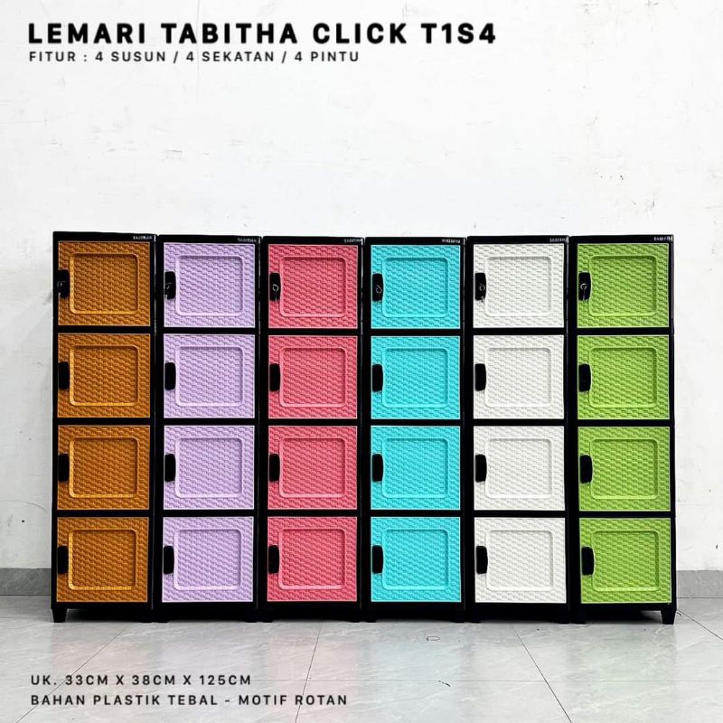 Jual LEMARI TABITHA CLICK T1S4 | Shopee Indonesia