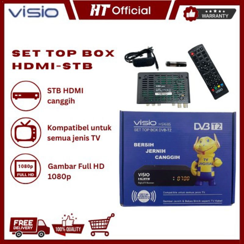 Jual STB VISION Set Top Box Set Tob Box TV DIGITAL Vision SNI Saluran ...