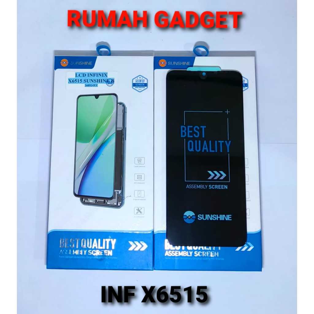 Jual LCD SUNSHINE INFINIX X6515/X6516/SMART 7/ITEL A60S/TECNO SPARK 10C/SPARK GO 2023 FULLSET ...