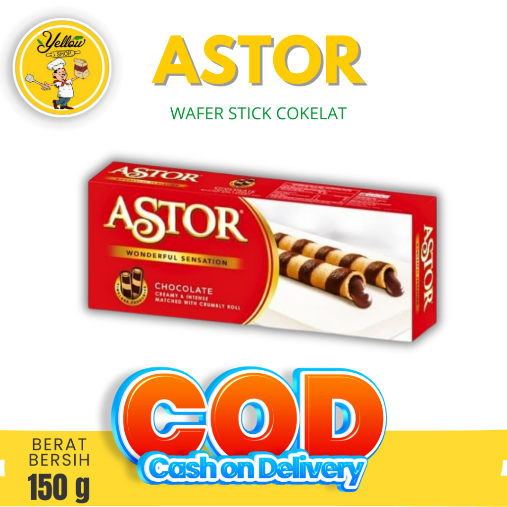 Jual ASTOR DOUBLE CHOCO WAFER STICK COKELAT 150GR / WAFER STIK ASTOR ...