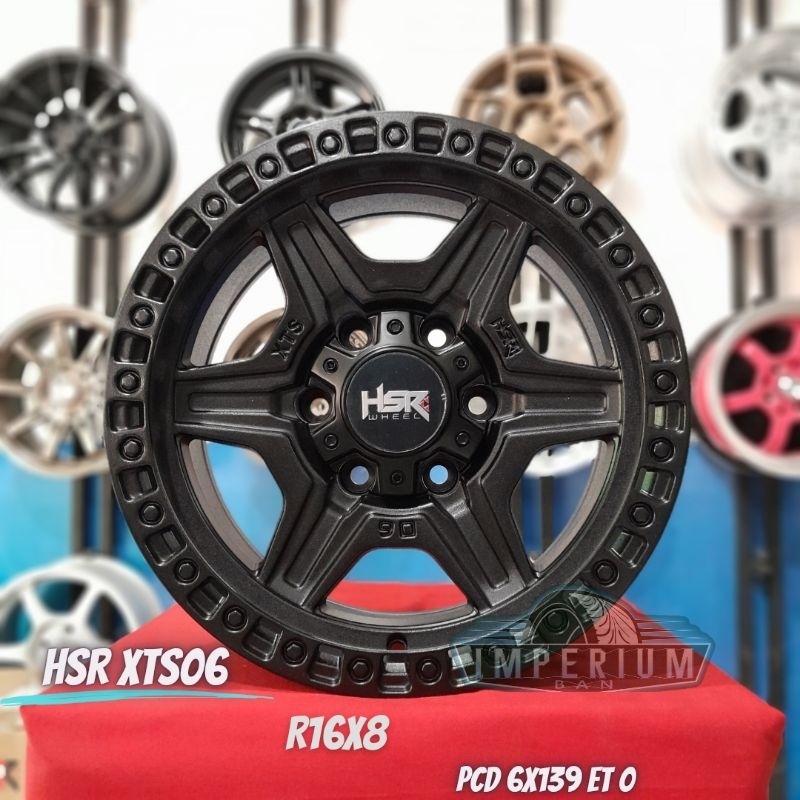 Jual Velg Mobil Offroad Hsr Xts06 Ring 16 Pcd 6x139 Triton Hilux Bt50 L200 Tragah Panther Hiace ...