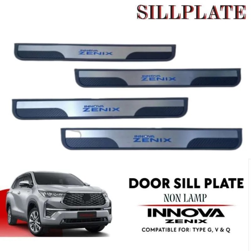 Jual Sillplate Sill Plate Sil Plate Samping Toyota Innova Zenix Non Led ...