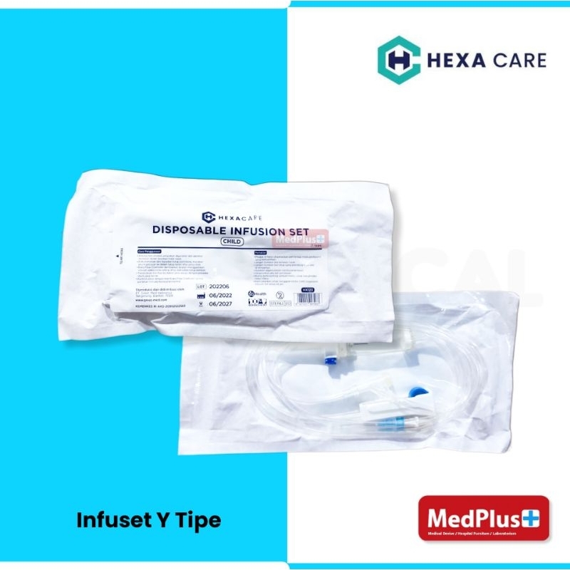 Jual M+ INFUSET Y TIPE HEXACARE DEWASA / ANAK | Shopee Indonesia