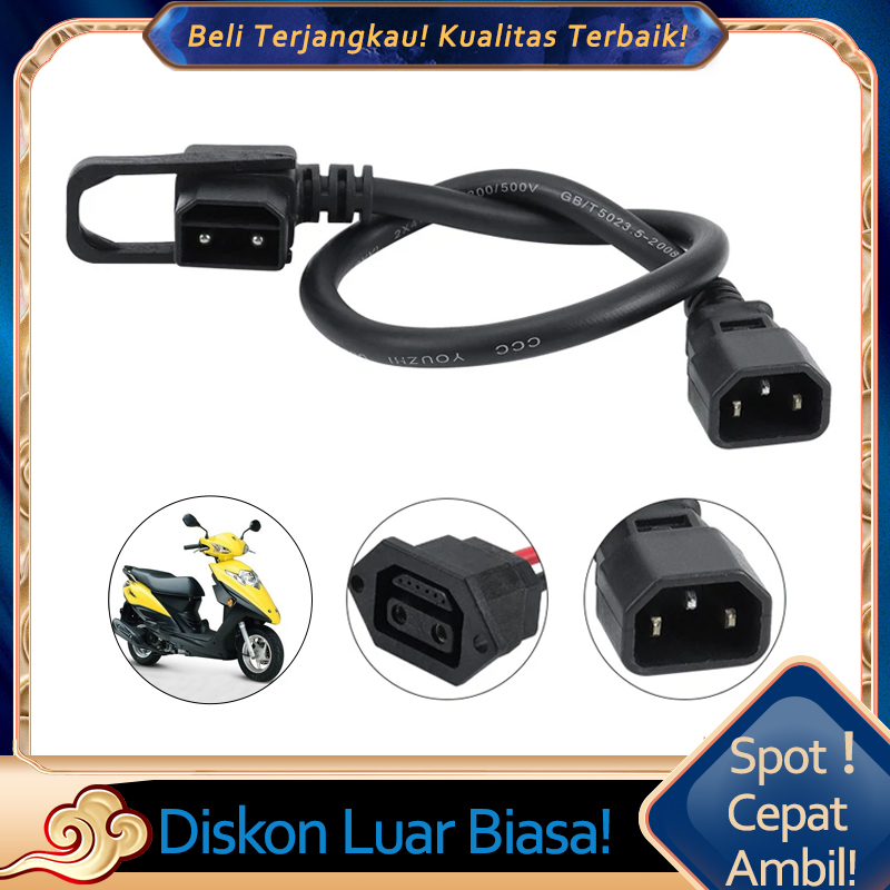 Jual soket volta vs c13/Socket Kabel Converter Charger Motor Listrik ...