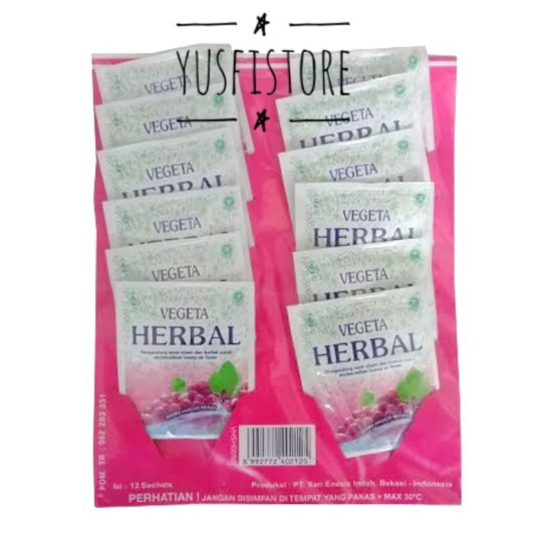 Jual Vegeta Herbal 1 Pack Vegeta Hanger Pelancar Buang Air Besar ...