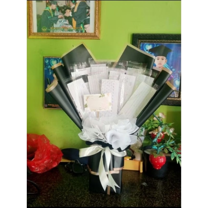 Jual BUKET UANG KOSONG 10 LEMBAR CUCUK ( free kartu ucapan & free ...