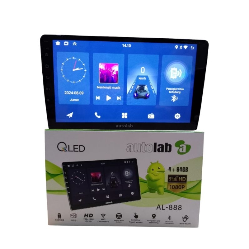 Jual Head Unit Android 9 Inch AUTOLAB RAM 4/64GB Android Auto CarPlay QLED | Shopee Indonesia
