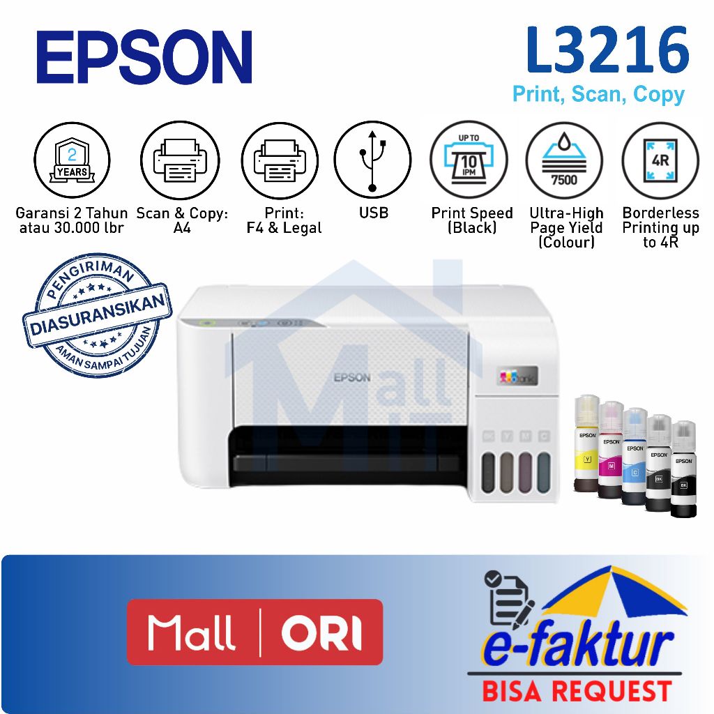 Jual MALLIT EPSON Printer Epson L3210 L-3210 L 3210 L3211 L-3211 L 3211 ...