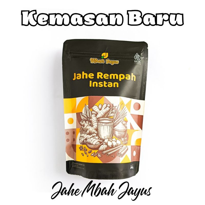 Jual JAHE INSTAN PLUS REMPAH MBAH JAYUS KEMASAN 200 G | Shopee Indonesia