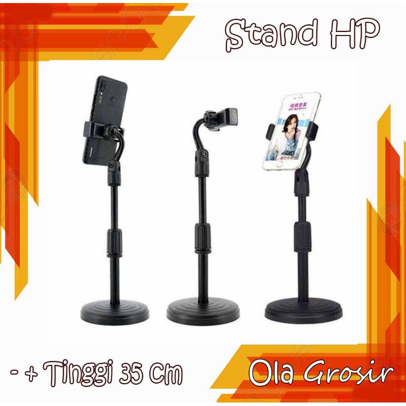 Jual Stand hp tiang hp stand handphone hand phone holder hape standing ...
