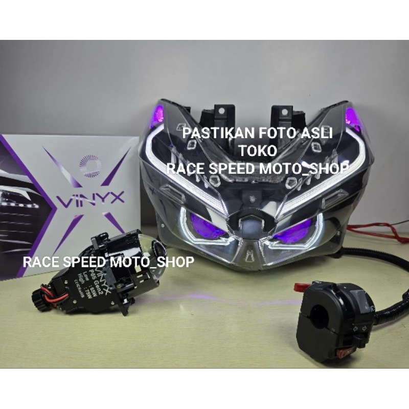 Jual PROJIE PROJECTOR BILED VINYX P65 GEN2 3INCH VARIO 125/150 NEW ...