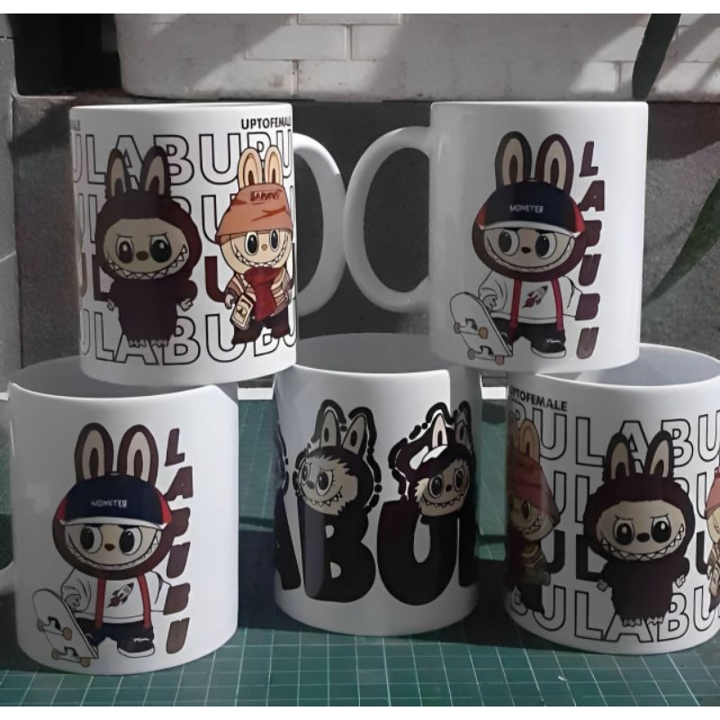 Jual LABUBU Mug Labubu Kado Labubu Mug Custom Labubu Mug Viral Kado ...