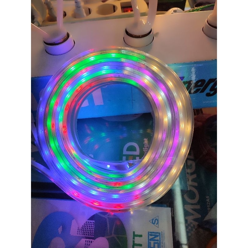 Jual Lampu Strip RGB/Warna Warni 7 Meter Tebal | Shopee Indonesia