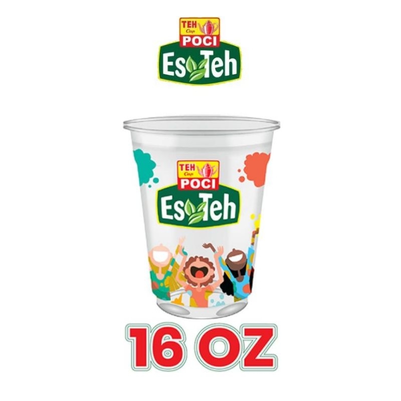 Jual Cup Merek Poci ukuran 16 Oz 100% Asli Isi 50Pcs | Shopee Indonesia