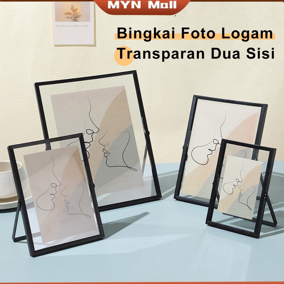Jual Best Product MYN Mall Bingkai Foto Hitam Frame Pigura Logam ...